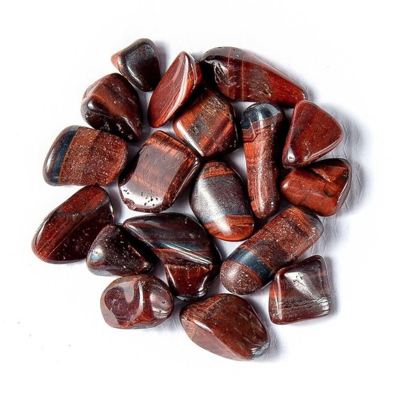 Tree Of Life Gems | Office | 5g Tumbled Red Tigers Eye Gemstone ...